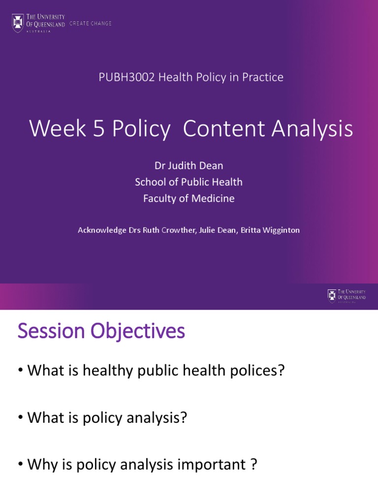 Sample Analysis | PDF | Policy Analysis | Policy