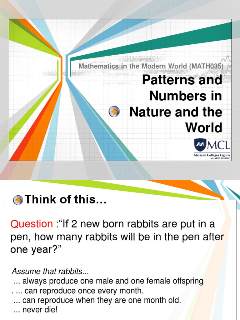 Patterns and Numbers in Nature and The World | PDF | Number Theory ...