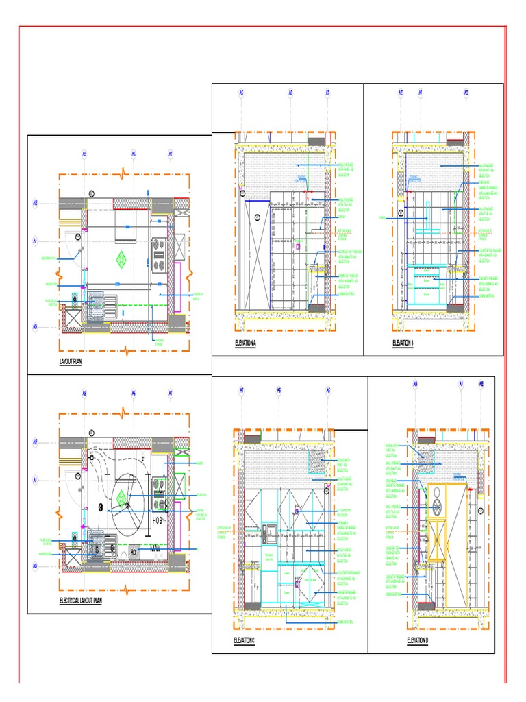 Kitchen Detail PDF | Download Free PDF | Kitchen | Architectural Design