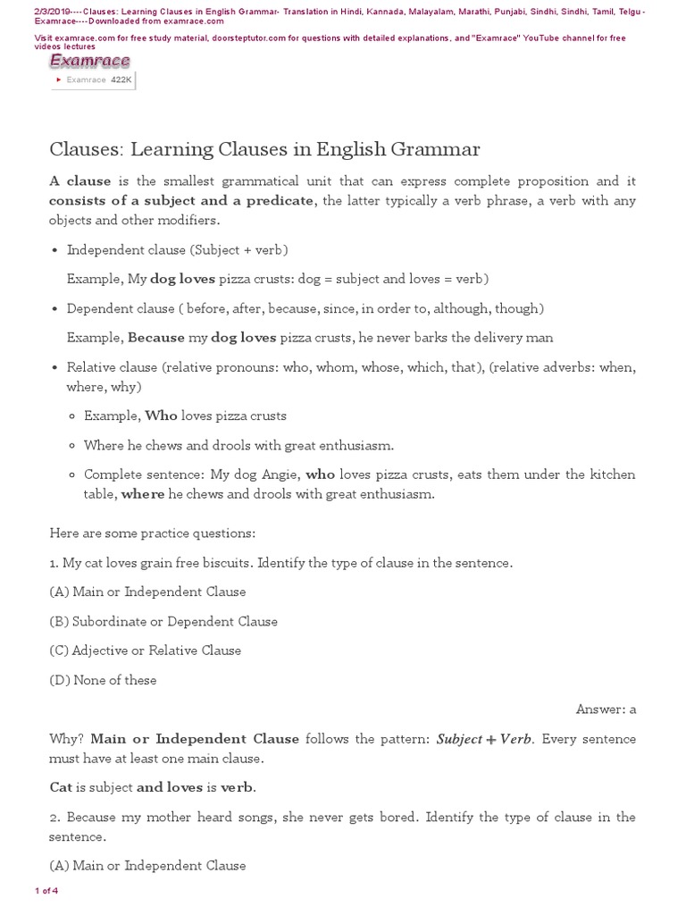 85 English Grammer Rules and Shortcuts For CDS NDA AFCAT | PDF ...