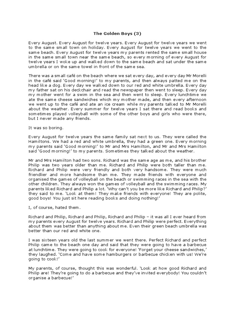 The Golden Boys | PDF