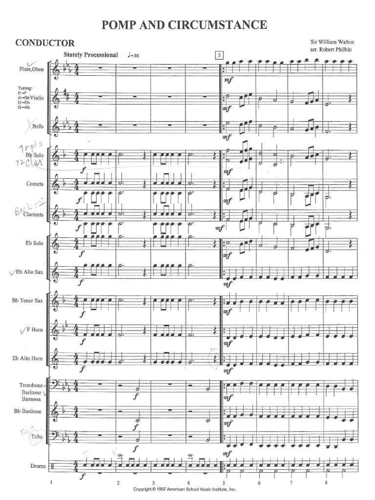 Pomp and Circumstance Merged | PDF