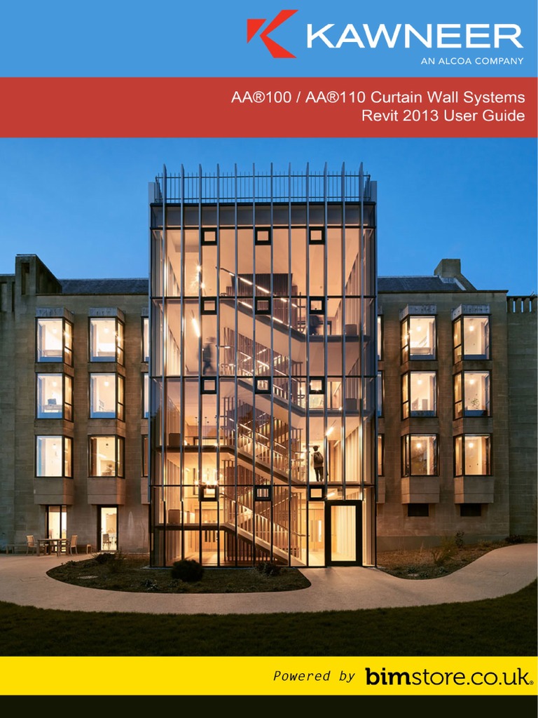 Kawneer AA100 AA110 CurtainWallSystem UserGuide | PDF
