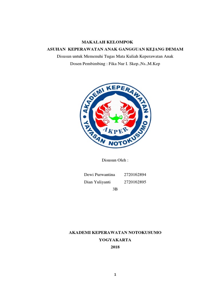 Kejang Demam Anak - Bu Fika | PDF | Kesehatan Holistik