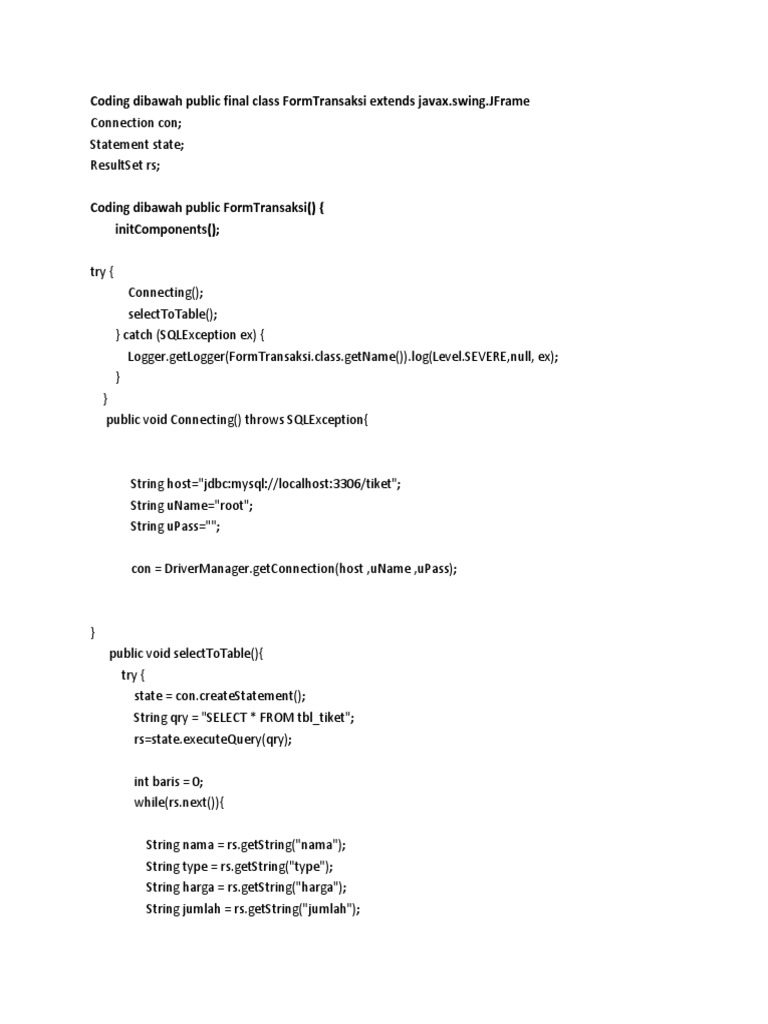Coding Kasir | PDF | Computer Data | Formalism (Deductive)
