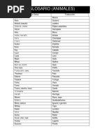 Animales en Xinka | PDF