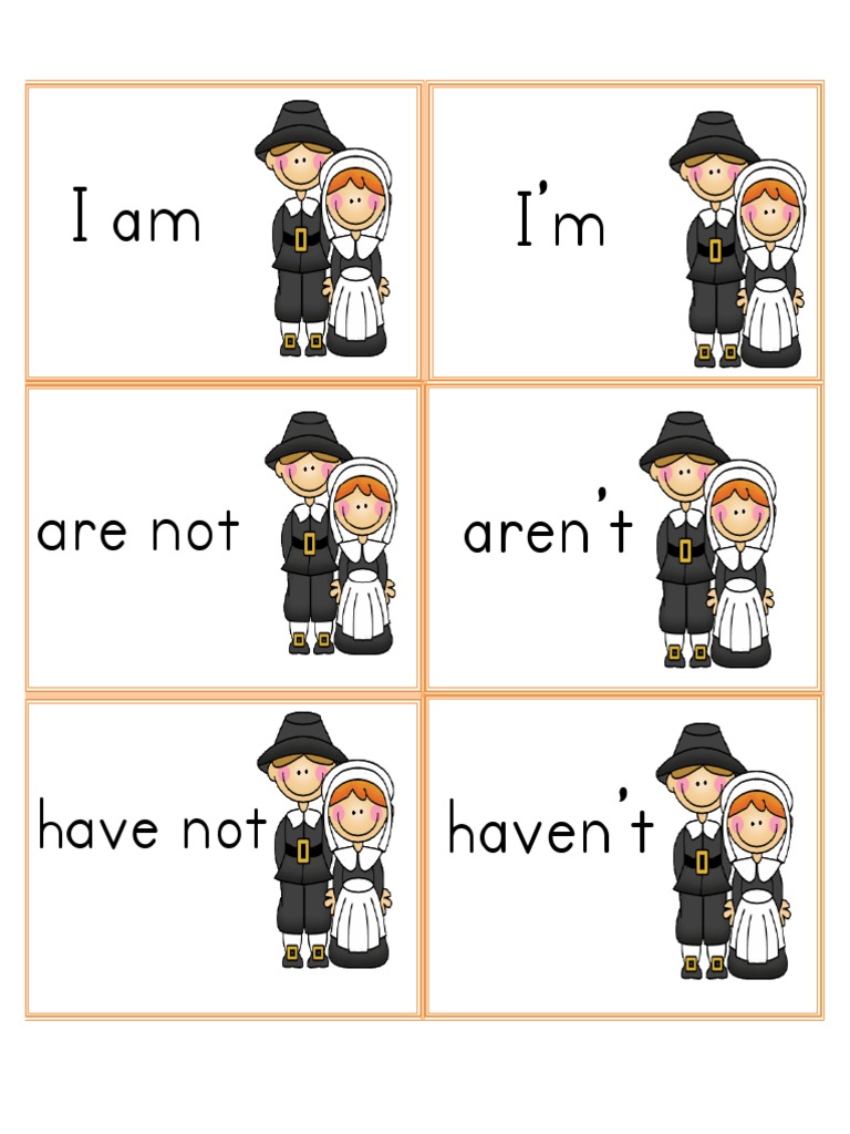 Common Contractions in English | PDF