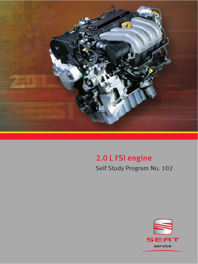2.0 Fsi Engine 1 PDF | PDF | Internal Combustion Engine | Piston