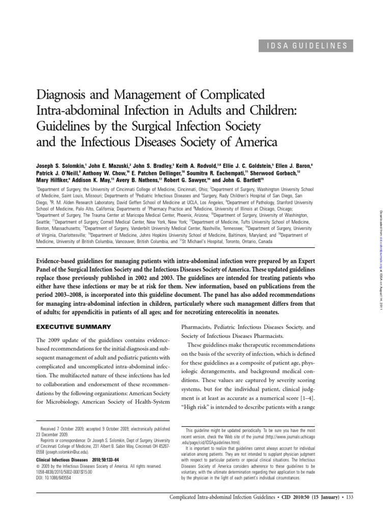 IDSA Guideline PDF | PDF | Antimicrobial Resistance | Beta Lactamase