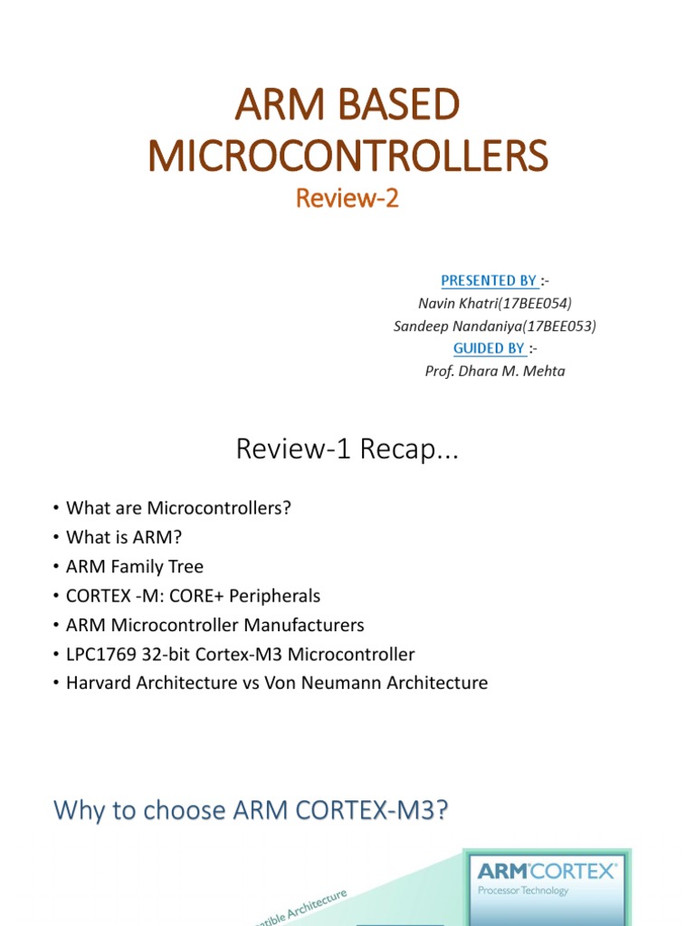 ARM Based Microcontrollers | Download Free PDF | Arm Architecture ...