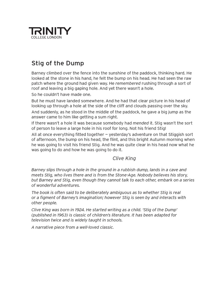 Stig of The Dump | PDF