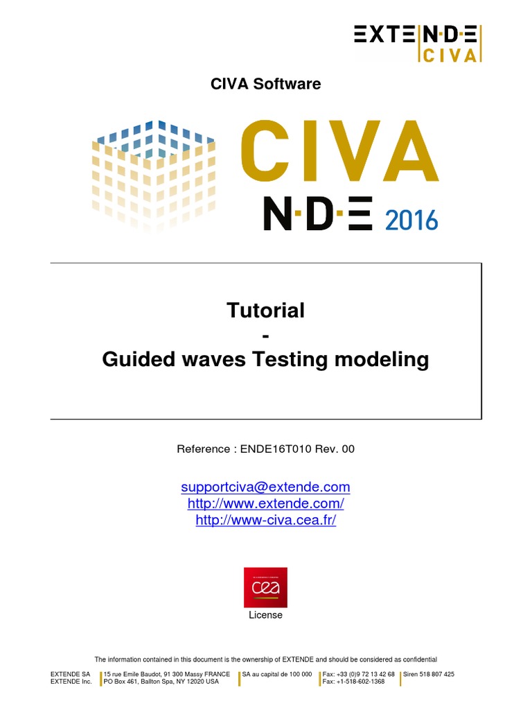 CIVA Software Tutorial Guide | PDF | Icon (Computing) | 3 D Computer ...