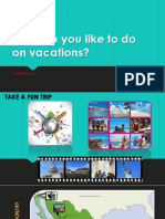 Vacations Flashcards PDF | PDF