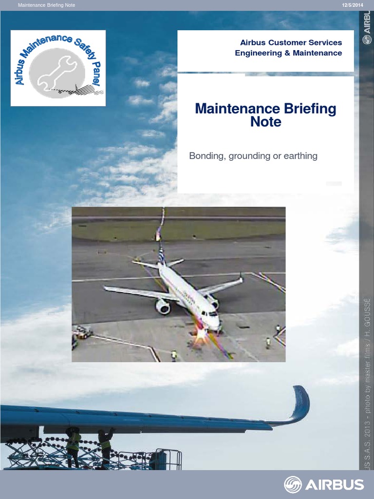 Bonding, Grounding or Earthing | PDF | Airbus | Aviation