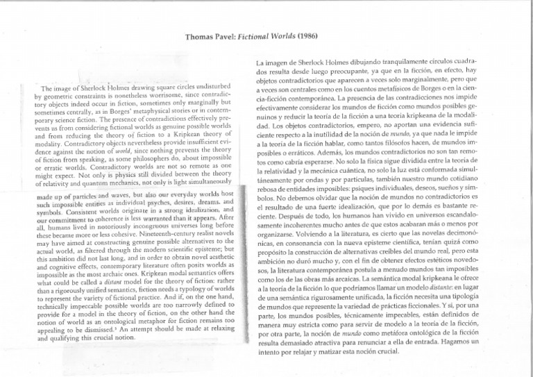 Thomas Pavel | PDF