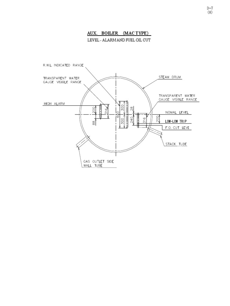 Aux. Boiler Mac Type: Level - Alarm and Fuel Oil Cut | PDF