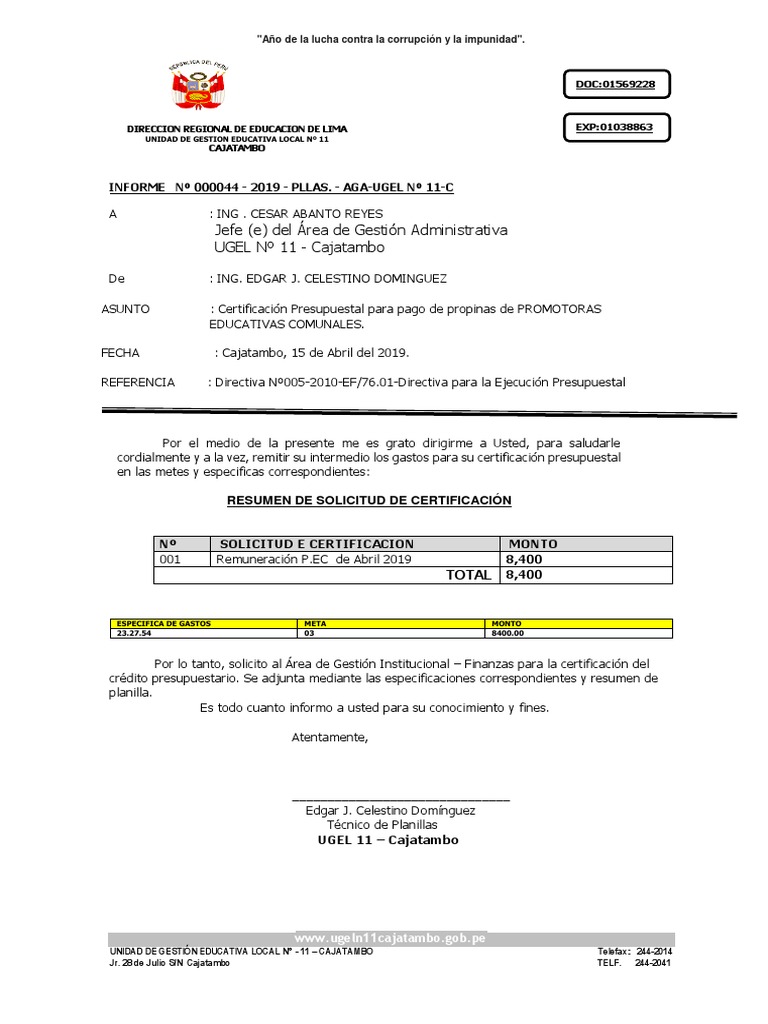 Informe PC | Descargar gratis PDF | Corrupción | Gobierno