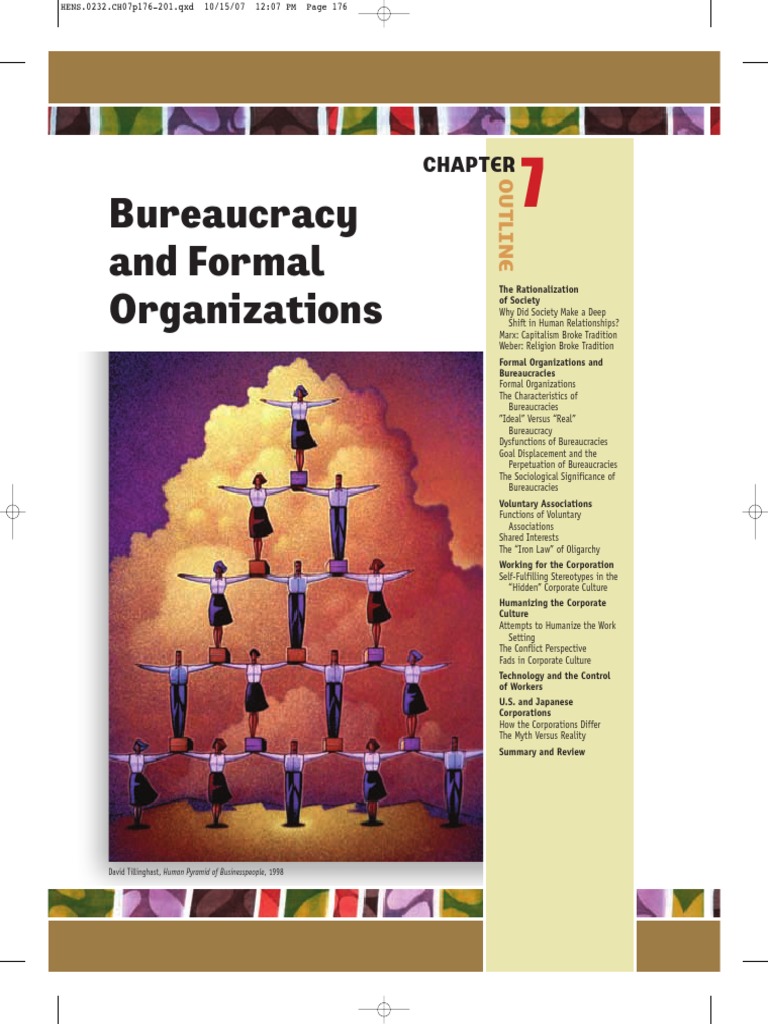 Bureaucracy and Formal Organizations: The Rationalization of Society ...