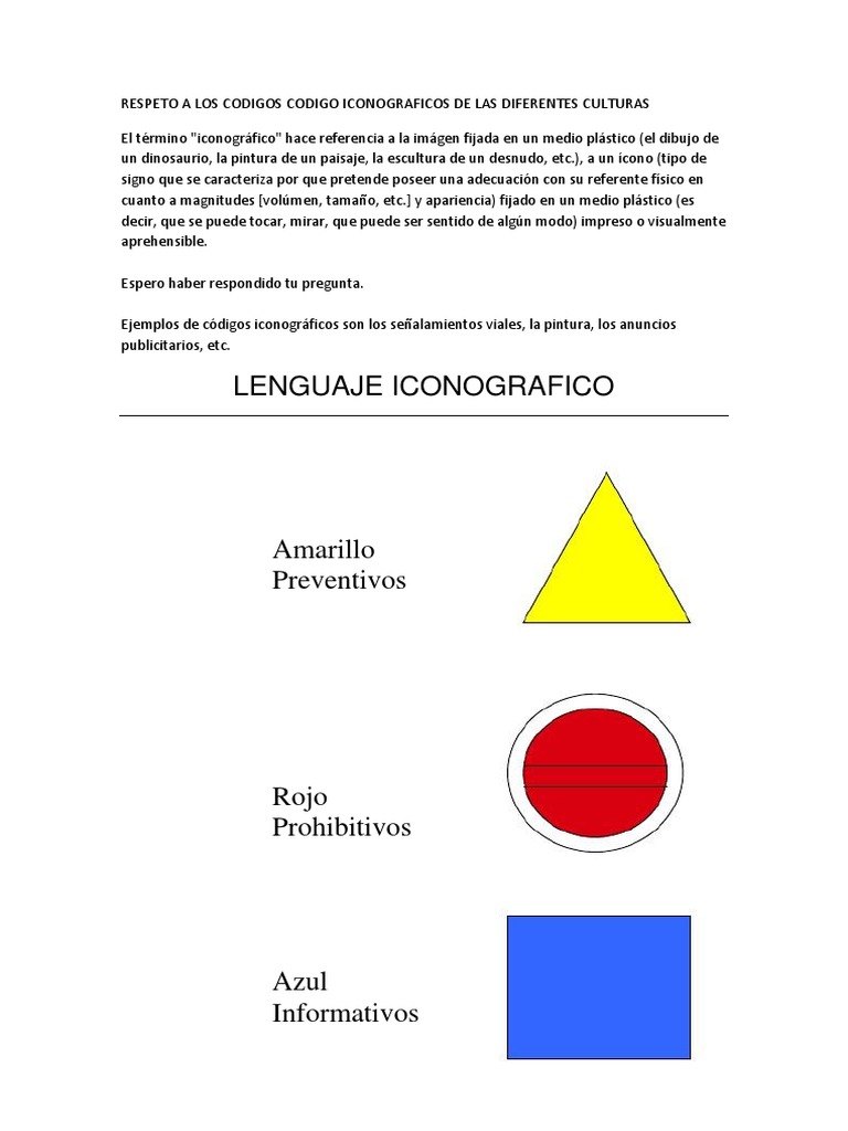 Codigo Gestual e Iconografico | PDF | Lenguaje de señas | Semáforo