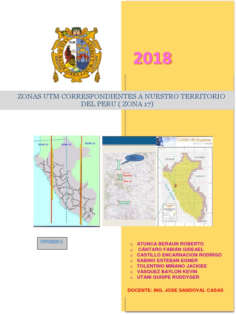 Zonas UTM en el Perú: Análisis y Aplicaciones | PDF | Datos geográficos ...