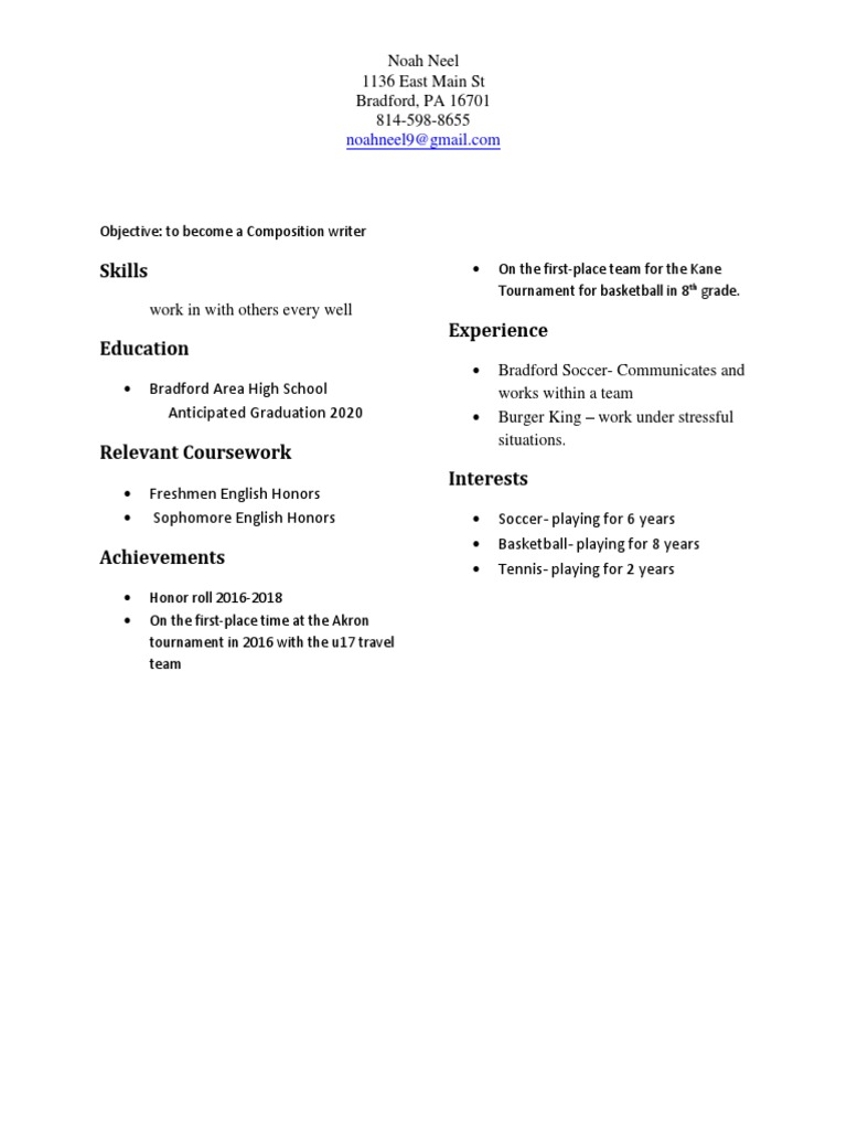 Final Resume | PDF