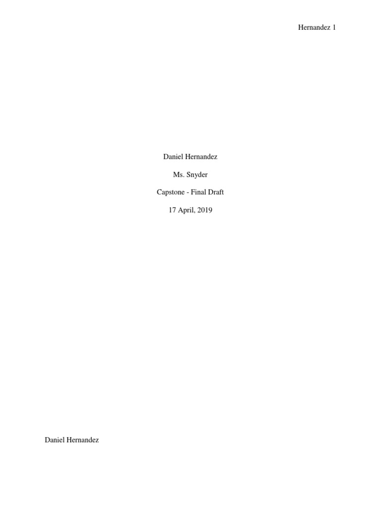 Capstone Paper Dhernandez | PDF | Graphic Design | Graphics