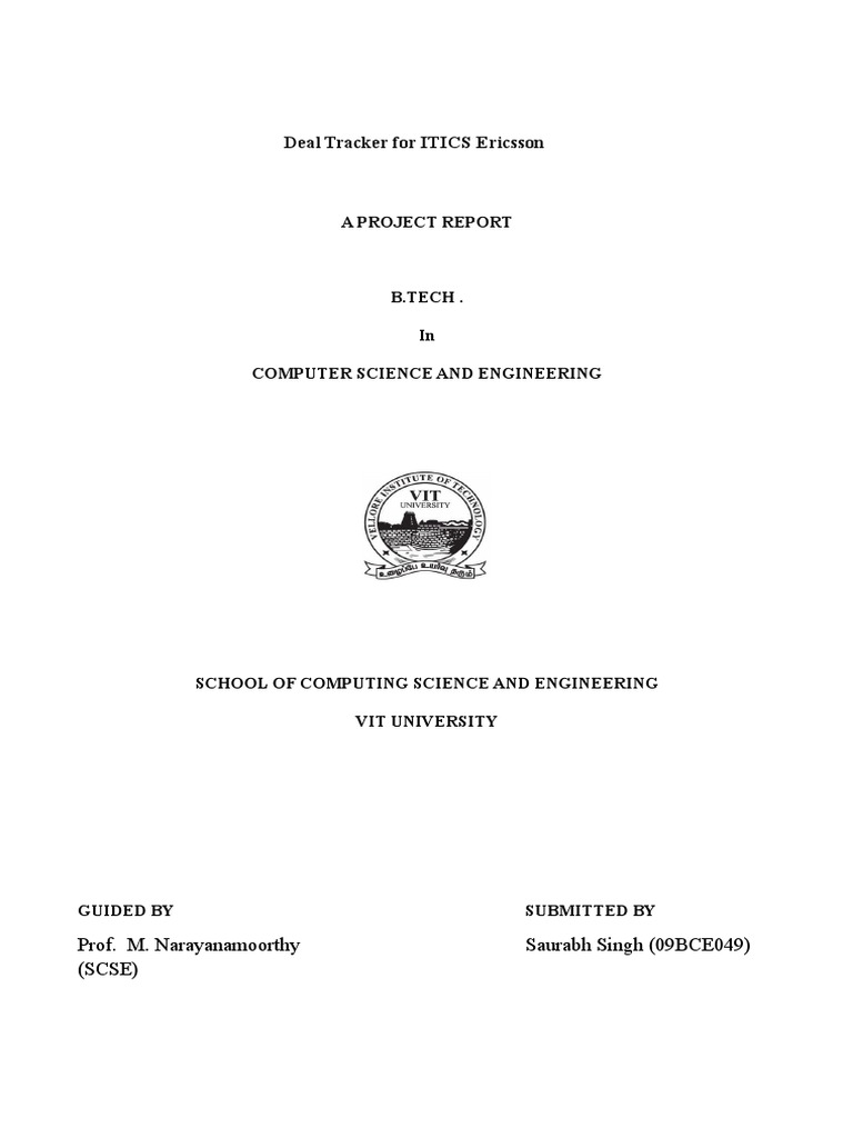VIT Project | PDF | Proxy Server | Software