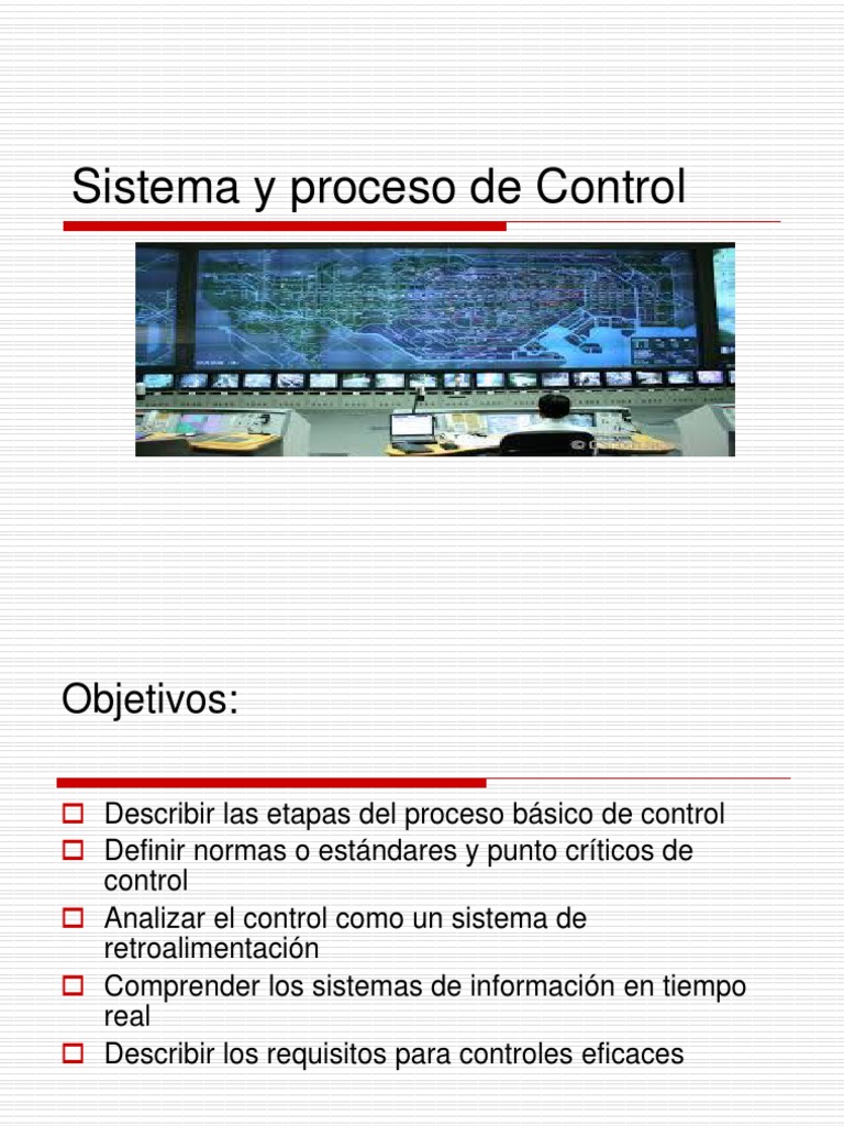 Sistema y Proceso de Control | PDF | Benchmarking | Realimentación