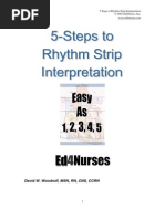 Basic EKG ECG Rhythms Cheatsheet | PDF | Electrocardiography | Cardiac ...