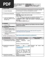 7es New DLL Grade 9 Science | PDF | Circulatory System | Teachers