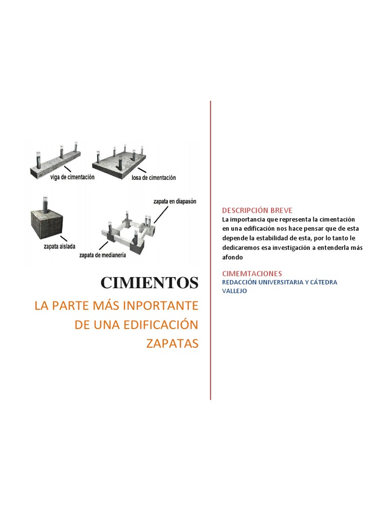 Proceso Constructivo Zapatas Continuas | PDF | Fundación (Ingeniería ...