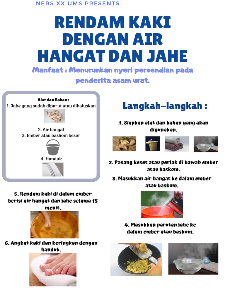 Rendam Kaki Dengan Air Hangat Dan Jahe | PDF