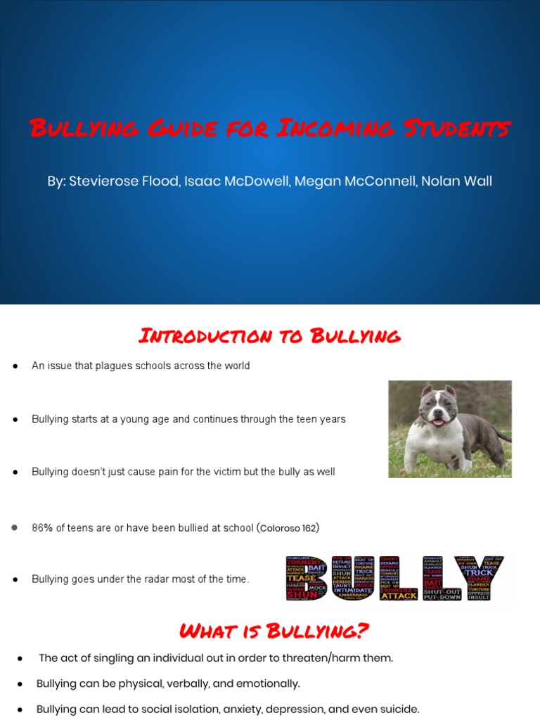Bullying Project | PDF | Bullying | Harassment