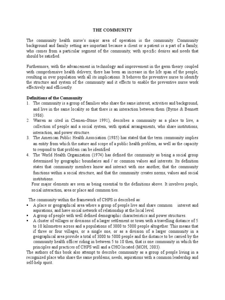 Community | PDF | Interview | Community