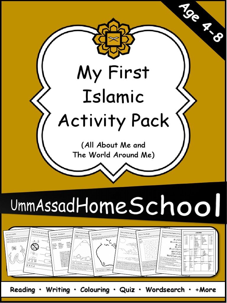 My First Islamic Activity Pack All About Me PDF | PDF | Prophets And ...