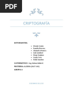 Introducción a la Criptografía Básica | PDF | Criptoanálisis | Criptografía