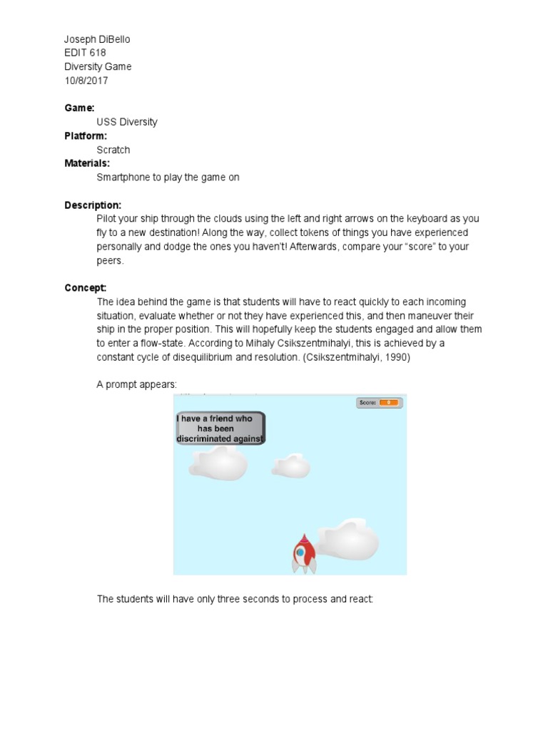 Diversity Game | PDF