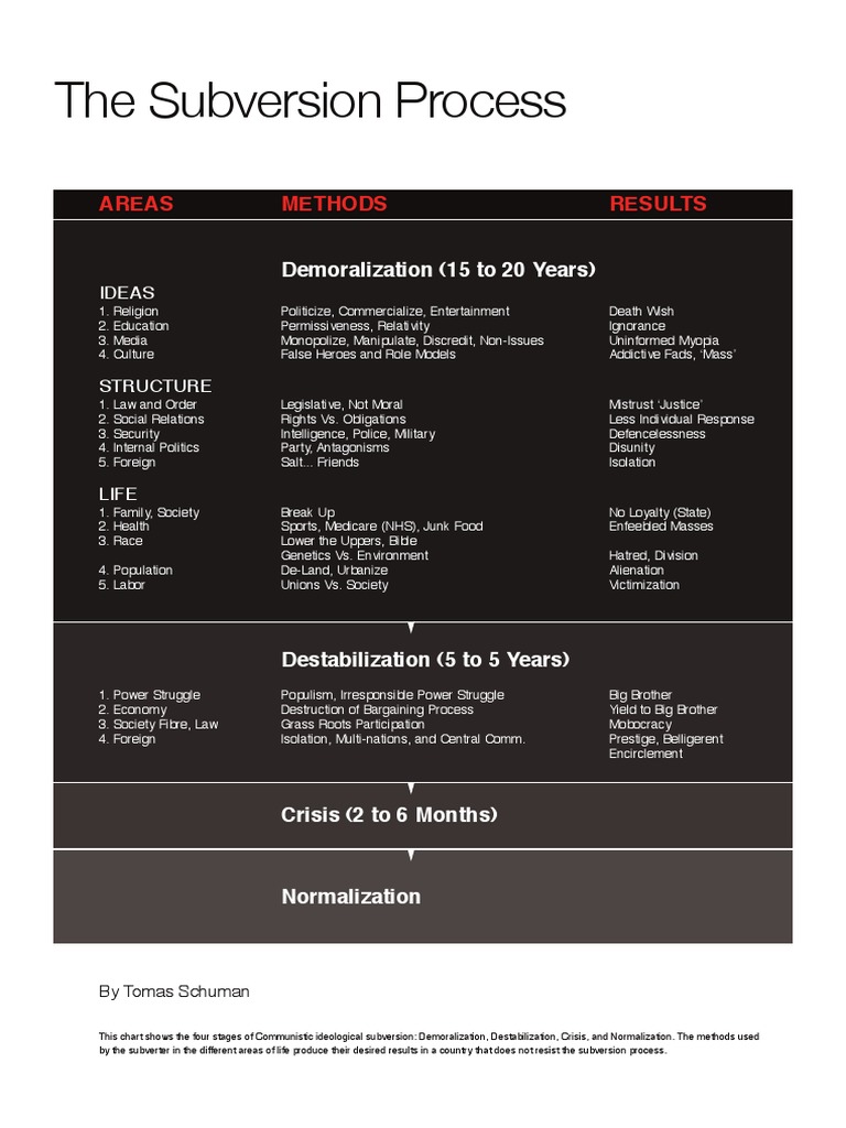 The Subversion Process: Areas Methods Results | PDF | Sociological Theories | Public Sphere