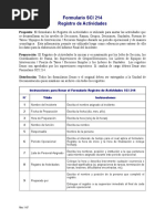 SCI 211 Registo y Control Recursos | PDF | Informática | Informática y tecnología de la información