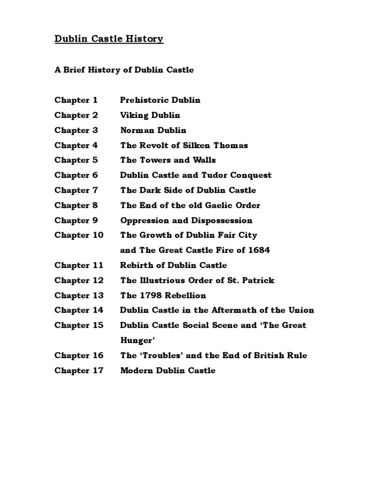 Dublin Castle | PDF | Dublin | Castle