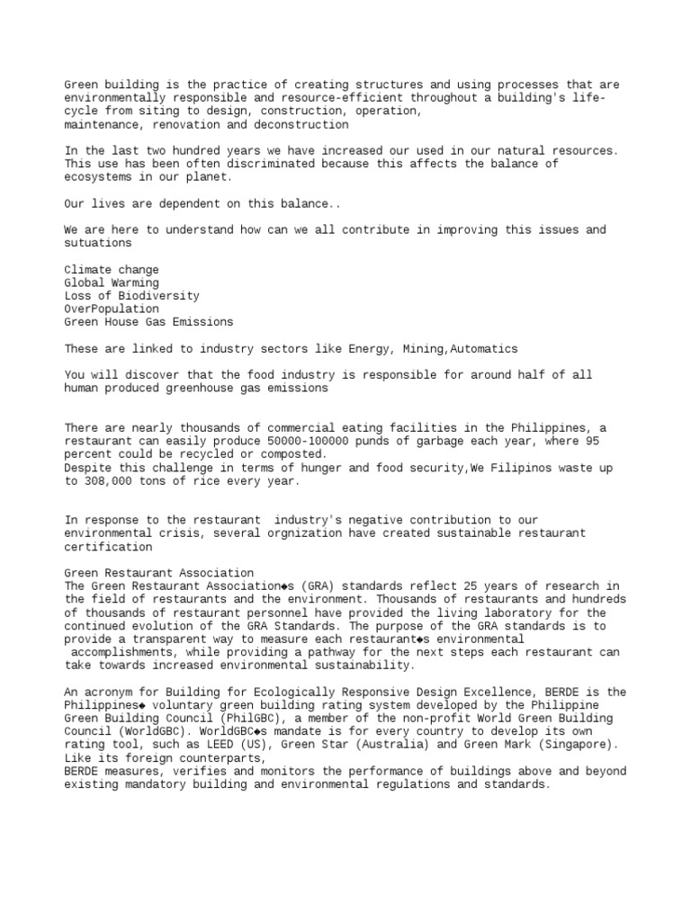 Script Green | PDF | Green Building | Environmental Social Science Concepts