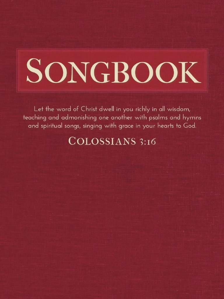 Christian Songbook for Worship Meetings | PDF | Hymns | Jesus