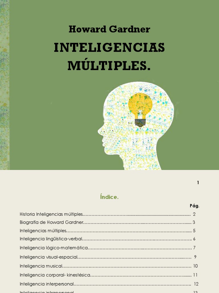 Libro Inteligencias Multiples | PDF | Ciencias del comportamiento | Epistemología