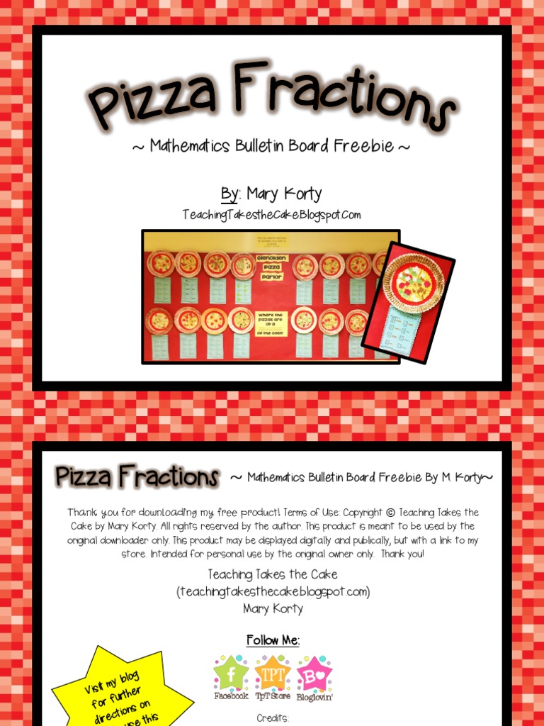 Mathematics Bulletin Board Freebie By: Mary Korty | PDF