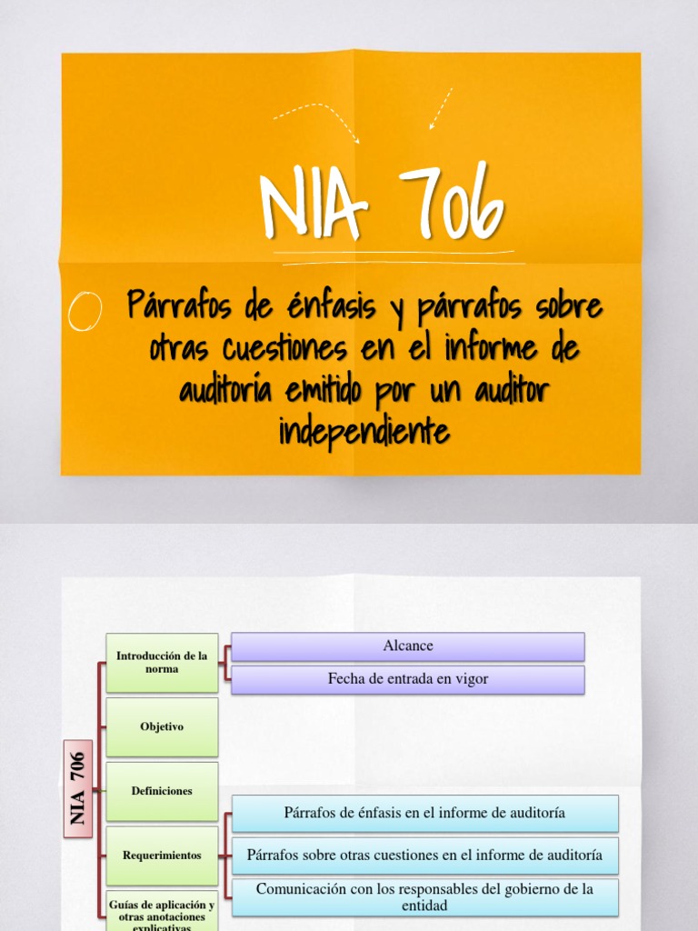 Nia 706 7 720 | PDF | Auditoría | Contralor