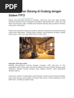 Sop Penyimpanan Barang Di Gudang | PDF