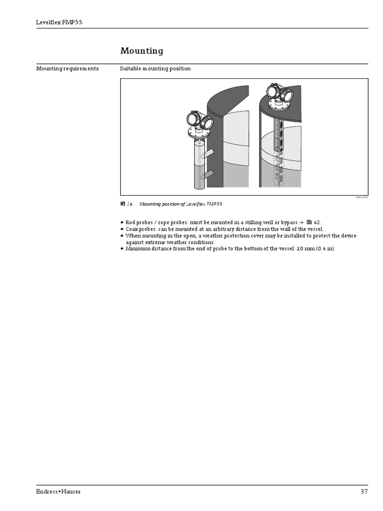 Instalación FMP55 - 37 | PDF | Coaxial Cable | Pipe (Fluid Conveyance)