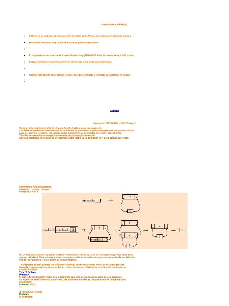 Introducción A HASKELL | PDF | Recursividad | Programacion Funcional