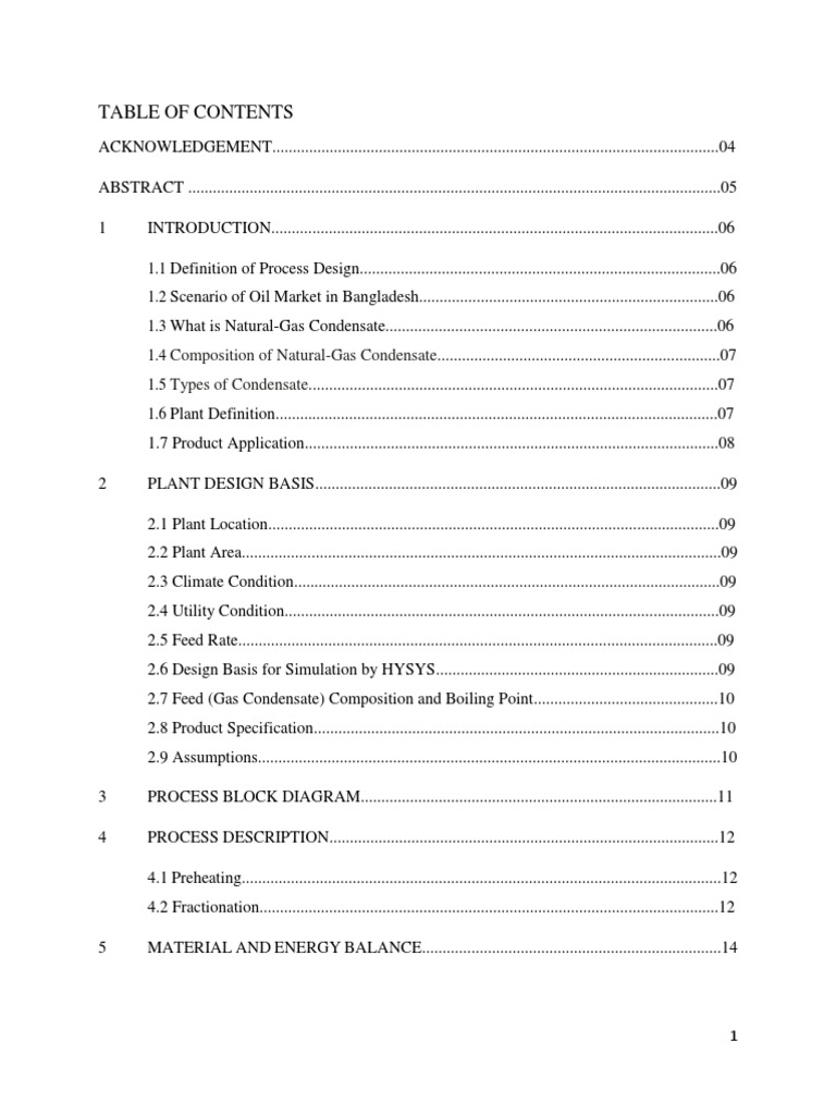 Composition of Natural-Gas Condensate Types of Condensate | PDF ...