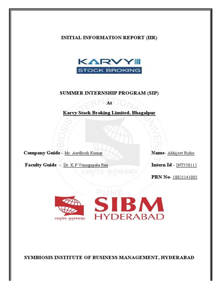 Sip (Iir) Abhijeet Rishu | PDF | Business